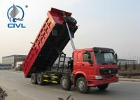 China HOWO 8X4 Large Power Heavy Duty Dump Truck Tipper Trailer One Sleeper 51 - 60t for sale
