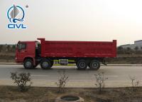 China HOWO 8X4 Large Power Heavy Duty Dump Truck Tipper Trailer One Sleeper 51 - 60t for sale