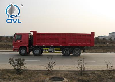 China HOWO 8X4 Large Power Heavy Duty Dump Truck Tipper Trailer One Sleeper 51 - 60t for sale