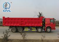 China HOWO Manual 8x4 Dump Truck , 30 Ton International Dump Trucks for sale