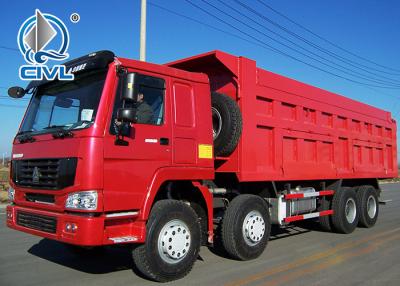 China SINOTRUKHeavy Duty Dump Truck HOWO 8X4 DUMP TRUCK Euro 2 /3  50T for sale