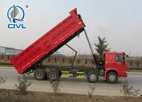 China HOWO Manual 8x4 Dump Truck , 30 Ton International Dump Trucks for sale