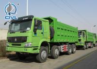 China Heavy Load Dump Truck 8X4 With 420 HP Engine 60 Tons Green Color dump truck for sale