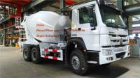 China Sinotruk  Diesel Concrete Mixer Trucks 375hp 130hp ,Concrete mixing truck for sale