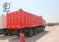China Sinotruck Howo 8x4 Dump Trucks Front Lift Loading 30cbm 40t ZZ3317N3267D1 336hp / 371hp for sale