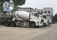 China 10cbm Concrete Mixer Truck HOWO A7 Concrete Mixer Truck 8x4 266-371hp With Italy Pump And Motor for sale