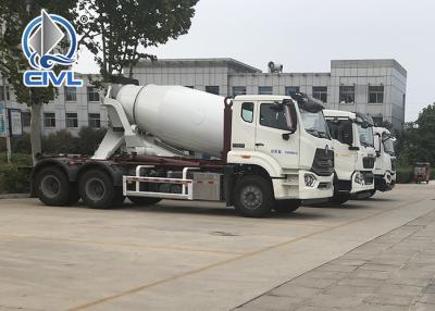 China 10cbm Concrete Mixer Truck HOWO A7 Concrete Mixer Truck 8x4 266-371hp With Italy Pump And Motor for sale