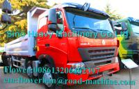 China HOWO 8X4 Large Power Heavy Duty Dump Truck Tipper Trailer One Sleeper 51 - 60t for sale