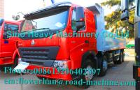 China HOWO 8X4 Large Power Heavy Duty Dump Truck Tipper Trailer One Sleeper 51 - 60t for sale