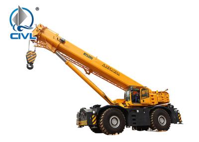 China Yellow 100 Ton All Terrain Crane XCMG QY100K-I  Max. Travel Speed 80 Km / H Telescopic Boom Crane for sale
