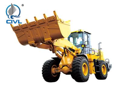 China 3m³ Compact Wheel Loader ZL50G , Yellow Small Wheel Loader 18T Rock Bucket Seiers for sale