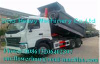China Sinotruck Howo A7 Heavy Dump Truck 6 X 4  Tipper Dumper 40 tons capacity dump truck Euro 2 Engine color green for sale