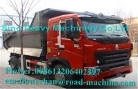 China Sinotruck Howo A7 Heavy Dump Truck 6 X 4  Tipper Dumper 40 tons capacity dump truck Euro 2 Engine color green for sale