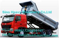 China Sinotruck Howo A7 Heavy Dump Truck 6 X 4  Tipper Dumper 40 tons capacity dump truck Euro 2 Engine color green for sale