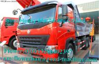 China Sinotruck Howo A7 Heavy Dump Truck 6 X 4  Tipper Dumper 40 tons capacity dump truck Euro 2 Engine color green for sale