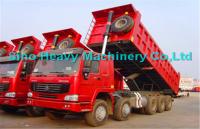 China HOWO Manual 8x4 Dump Truck , 30 Ton International Dump Trucks for sale