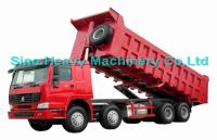 China HOWO Manual 8x4 Dump Truck , 30 Ton International Dump Trucks for sale