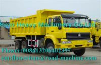 China Dumper Sinotruck Howo SWZ 6 X 4 Heavy Dump Truck 12.00R20 Radial Tire Co - Driver 50km/H  Yellow for sale