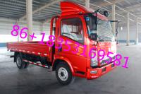 China HOWO 4X2 Light  Cargo Truck Light duty sidewall cargo truck 6tons light box truck for sale