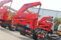 China XCMG 20ft 40ft  Container Side Lifter 37 Tons Lift Capacity Box Loader Container Trailer for sale