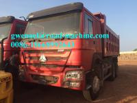 China 336 HP dump truck Three Axles Front Lifting Tipper Heavy Duty Trucks Right Hand Driving  30ton tipper truck for sale