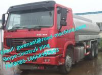 China 180HP 6 x 4 Driving 25 M3 Tank Oil Tanker Trailer of Sinotruck Howo Fuel tanker truck for sale
