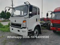 China Water tanker truck 116hp Engine 4x2 6 Speeds 5m3 Water Bowser Truck Sinotruk liquid tank truck Howo 7995kgs for sale