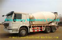 China HOWO Sinotruk Concrete Mixer Trucks 8cbm 6x4  371 hp 20-60 ton  With Italy Motor And Pump for sale