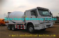 China HOWO Sinotruk Concrete Mixer Trucks 8cbm 6x4  371 hp 20-60 ton  With Italy Motor And Pump for sale