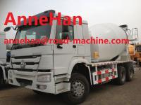 China HOWO Sinotruk Concrete Mixer Trucks 8cbm 6x4  371 hp 20-60 ton  With Italy Motor And Pump for sale