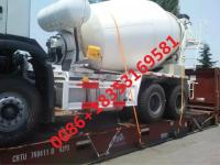 China HOWO Sinotruk Concrete Mixer Trucks 8cbm 6x4  371 hp 20-60 ton  With Italy Motor And Pump for sale