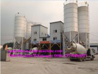 China HZS50 model Concrete Batch Mix Plant with mixer JS1000 , power 100KW for sale