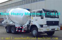 China SINOTRUK SWZ Yellow Concrete Mixer Trucks 8-20cbm 6x4 290 - 420 HP  Euro2 LHD OR RHD Color optional for sale