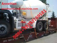 China SINOTRUK SWZ Yellow Concrete Mixer Trucks 8-20cbm 6x4 290 - 420 HP  Euro2 LHD OR RHD Color optional for sale