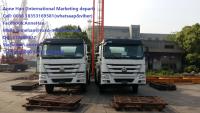 China 10tires Concrete Mixing Equipment truck of Sinotruk HOWO7 Concrete Mixer Truck with HW15710 gearbox and 8cbm tanker for sale