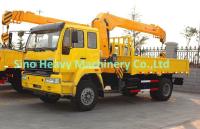 China Diesel SQ5SK3Q Truck Mounted Crane , 5 TON Telescoping Boom Crane for sale