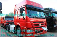 China SINOTRUK HOWO 6 X 4 Tractor Truck Head 371HP Prime Mover Truck with Euro II / III  Manual Transmission for sale