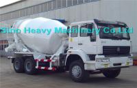 China Sinotruk SWZ 340hp Concrete Mixer Trucks 10cbm , 8X4 Manual Truck Mixer for sale