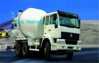 China Sinotruk SWZ 340hp Concrete Mixer Trucks 10cbm , 8X4 Manual Truck Mixer for sale