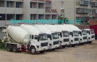 China Sinotruk SWZ 340hp Concrete Mixer Trucks 10cbm , 8X4 Manual Truck Mixer for sale