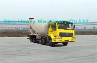 China Sinotruk SWZ 340hp Concrete Mixer Trucks 10cbm , 8X4 Manual Truck Mixer for sale