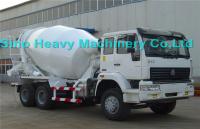 China Sinotruk SWZ 340hp Concrete Mixer Trucks 10cbm , 8X4 Manual Truck Mixer for sale