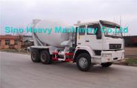 China Sinotruk SWZ 340hp Concrete Mixer Trucks 10cbm , 8X4 Manual Truck Mixer for sale