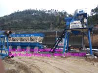 China HZS serial concrete production plant productivity 25m3 / h power 60KW Concrete Mixing Station for sale