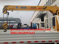 China Lifting 3200KG Hydraulic Truck Mounted Cranes / Service Truck Crane Truck-mounted crane with telescopic boom for sale