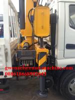 China Lifting 3200KG Hydraulic Truck Mounted Cranes / Service Truck Crane Truck-mounted crane with telescopic boom for sale