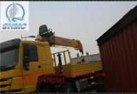 China Lifting 3200KG Hydraulic Truck Mounted Cranes / Service Truck Crane Truck-mounted crane with telescopic boom for sale