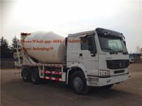 China Diesel Fuel Type Concrete Mixing Equipment , Sinotruk Howo 336hp 6x4 8m3 Cement Mixer Truck With Italy Pump for sale
