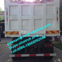 China White HOWO 371HP 6 x 4 Heavy Duty Tipper Front Lifting Cylinder for sale