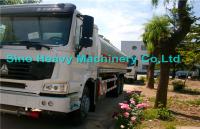 China 25000L Oil Tanker Trailer 8X4 , HOWO Water Tanker Truck  30000liters 25000liters new Sinotruk fuel tank trucks for sale